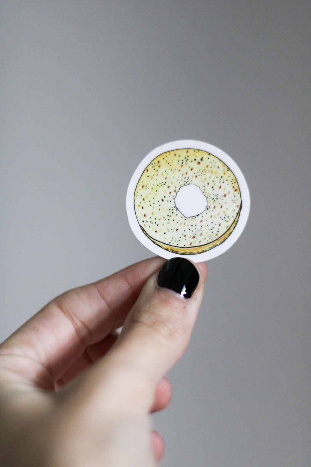 Mini Bagel Sticker – SCRIBBLES AND DOODLEZ